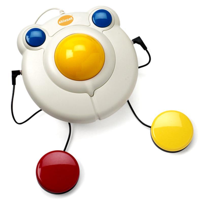 BIGtrack 2 USB - Large Trackball Mouse with ability sockets [D7-BT2-USB]