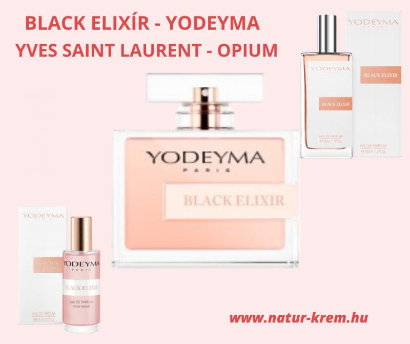 BLACK ELIXIR - YODEYMA 15 ml - Yves Saint Laurent Black Opium jellegű ...
