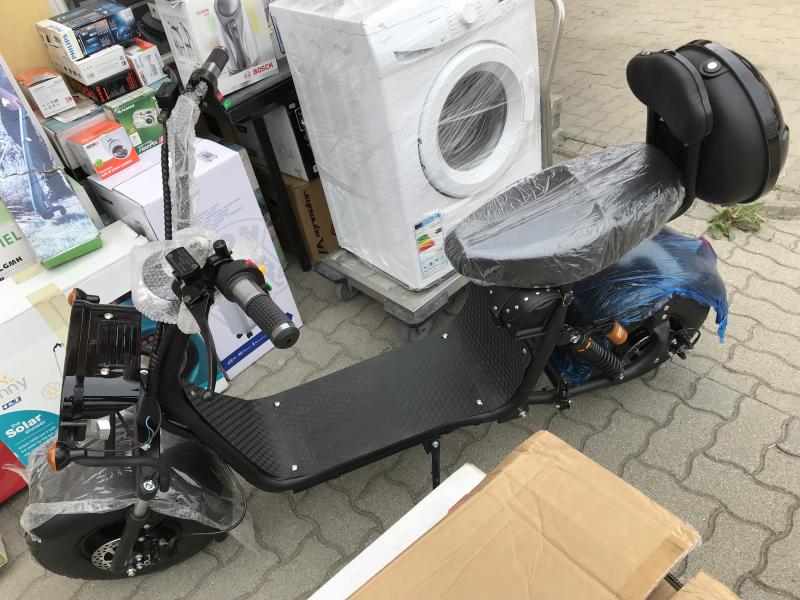 Elektromos Chopper citycoco motor scooter roller [akkus városi robogo ...